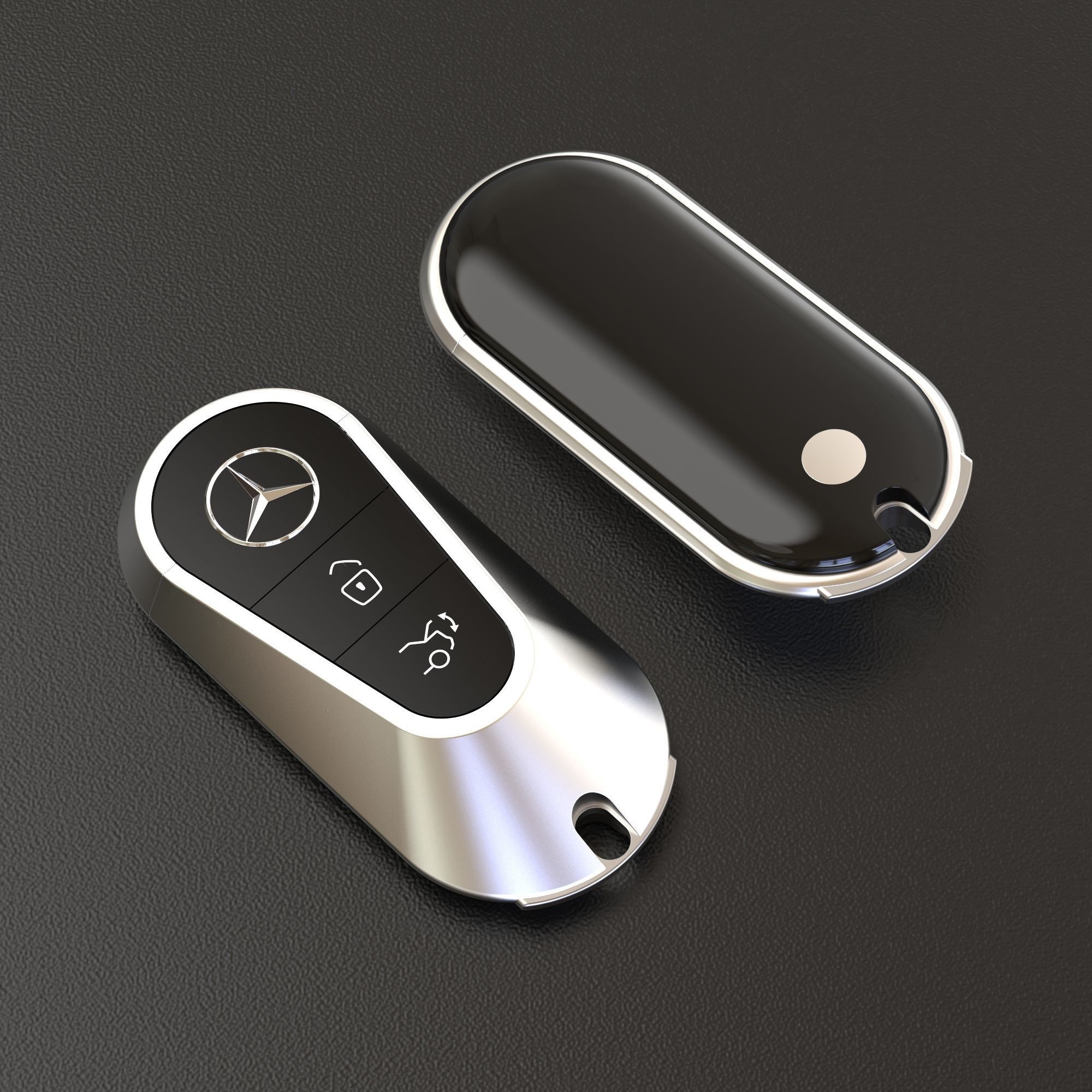 2023 Mercedes Car Keyfob 3D model | CGTrader