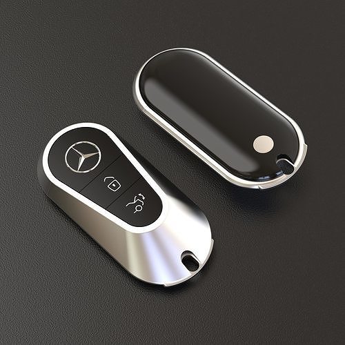2023 Mercedes Car Keyfob 3D model | CGTrader