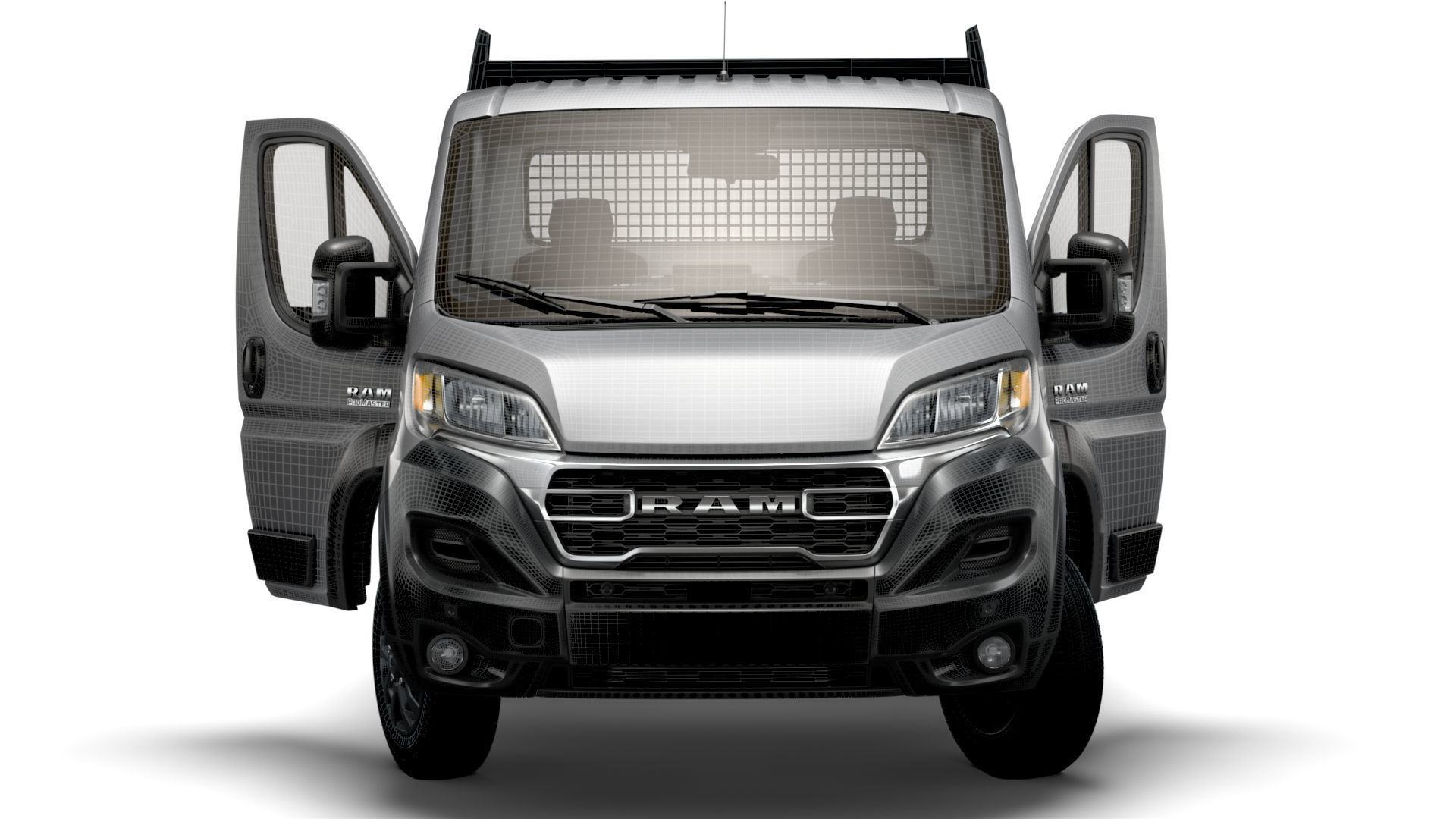 RAM Promaster SingleCab Tipper HQInterior 2023 3D model | CGTrader
