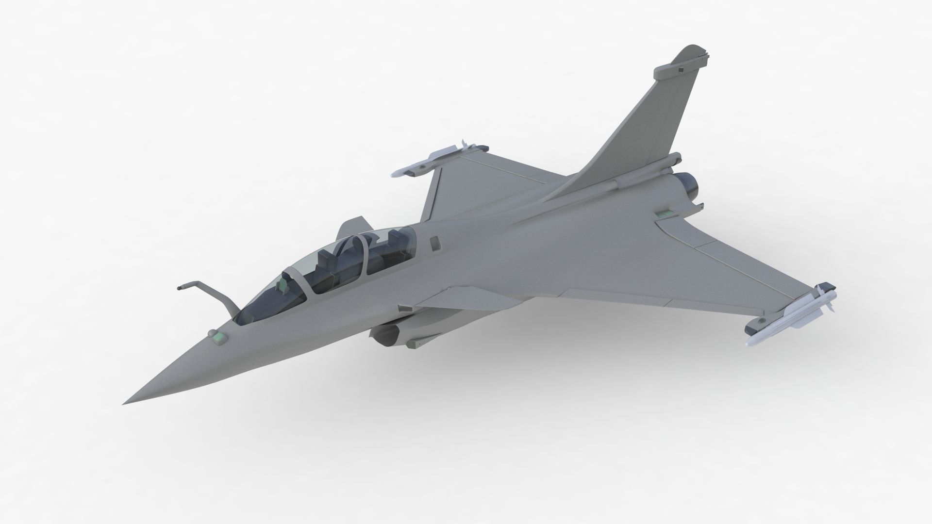 Aircraft Rafaele B Fly Clay 3D model | CGTrader