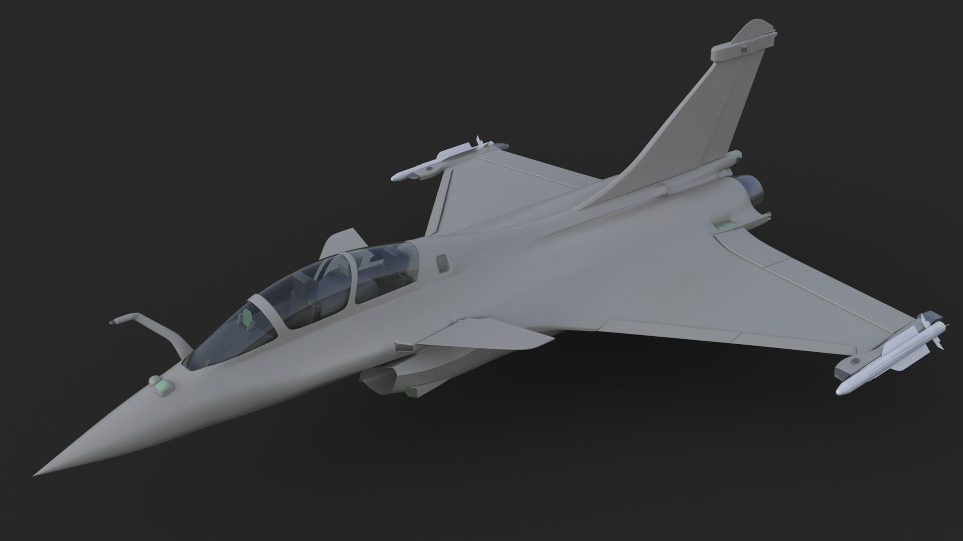 Aircraft Rafaele B Fly Clay 3D model | CGTrader