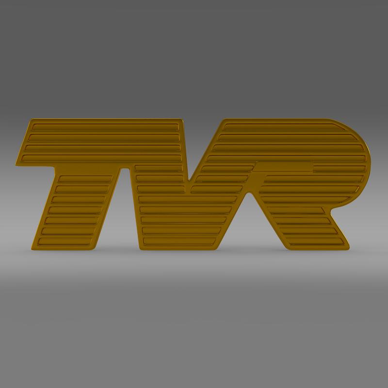Tvr Logo 3D model | CGTrader