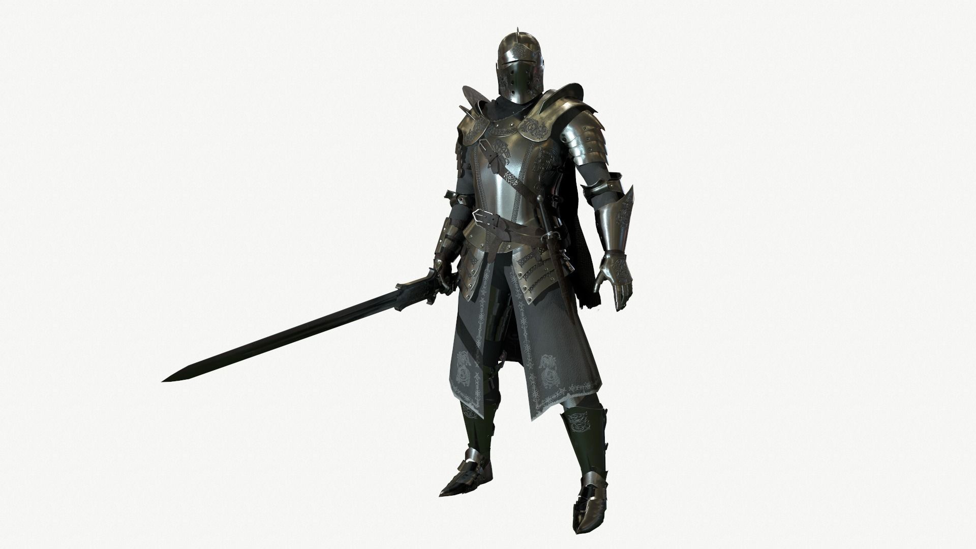 3D model Knight VR / AR / low-poly | CGTrader
