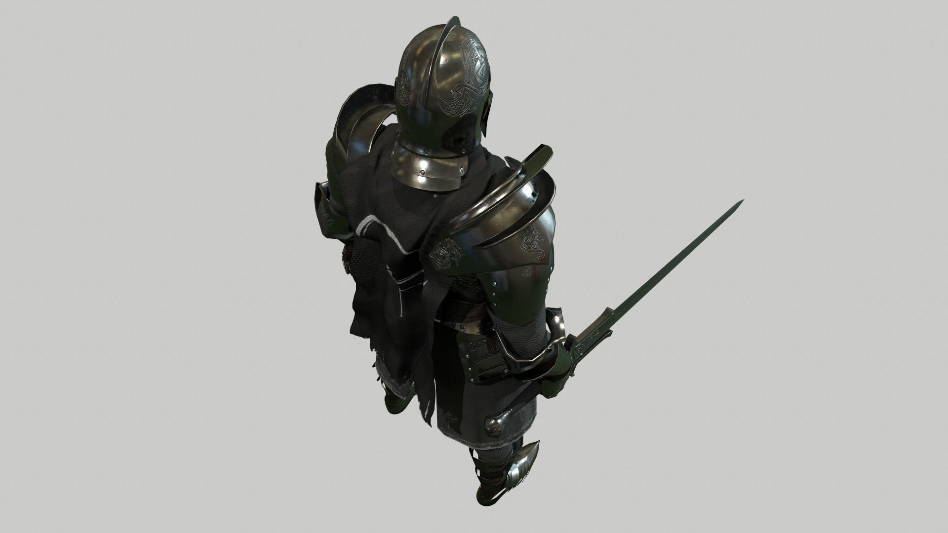 3D model Knight VR / AR / low-poly | CGTrader