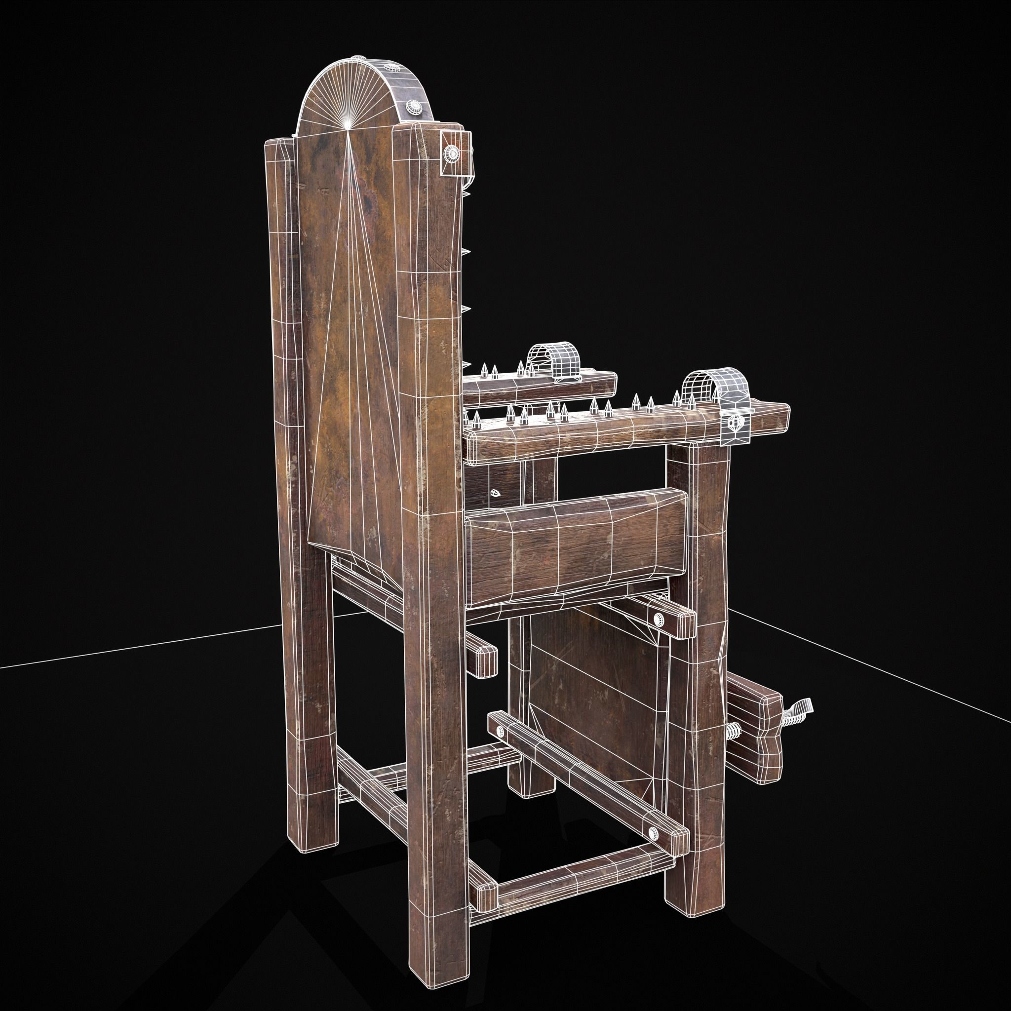 3D model Judas Chair VR / AR / low-poly | CGTrader