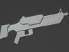 Rec-room machine gun model 3D model 3D printable | CGTrader
