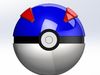GreatBall - Pokemon 3D model 3D printable | CGTrader