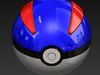 GreatBall - Pokemon 3D model 3D printable | CGTrader