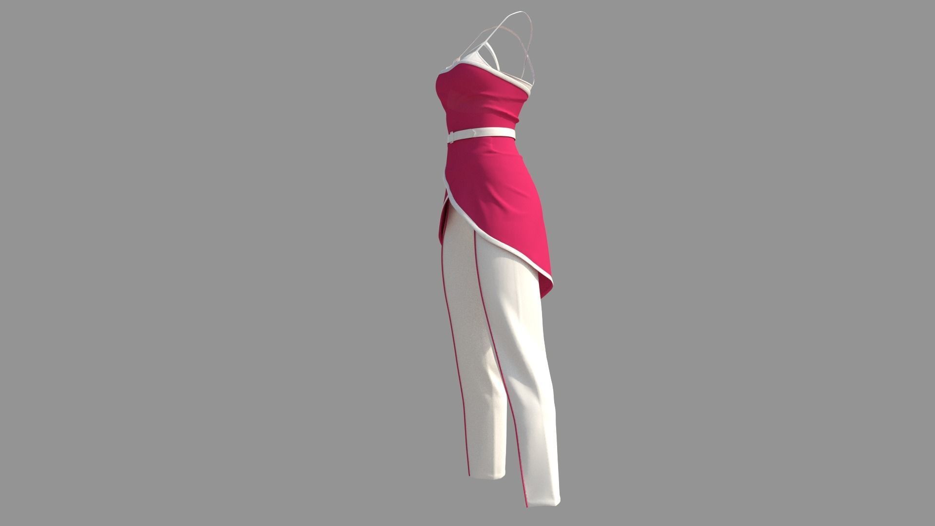 female outfit Dress clothes 3D model | CGTrader