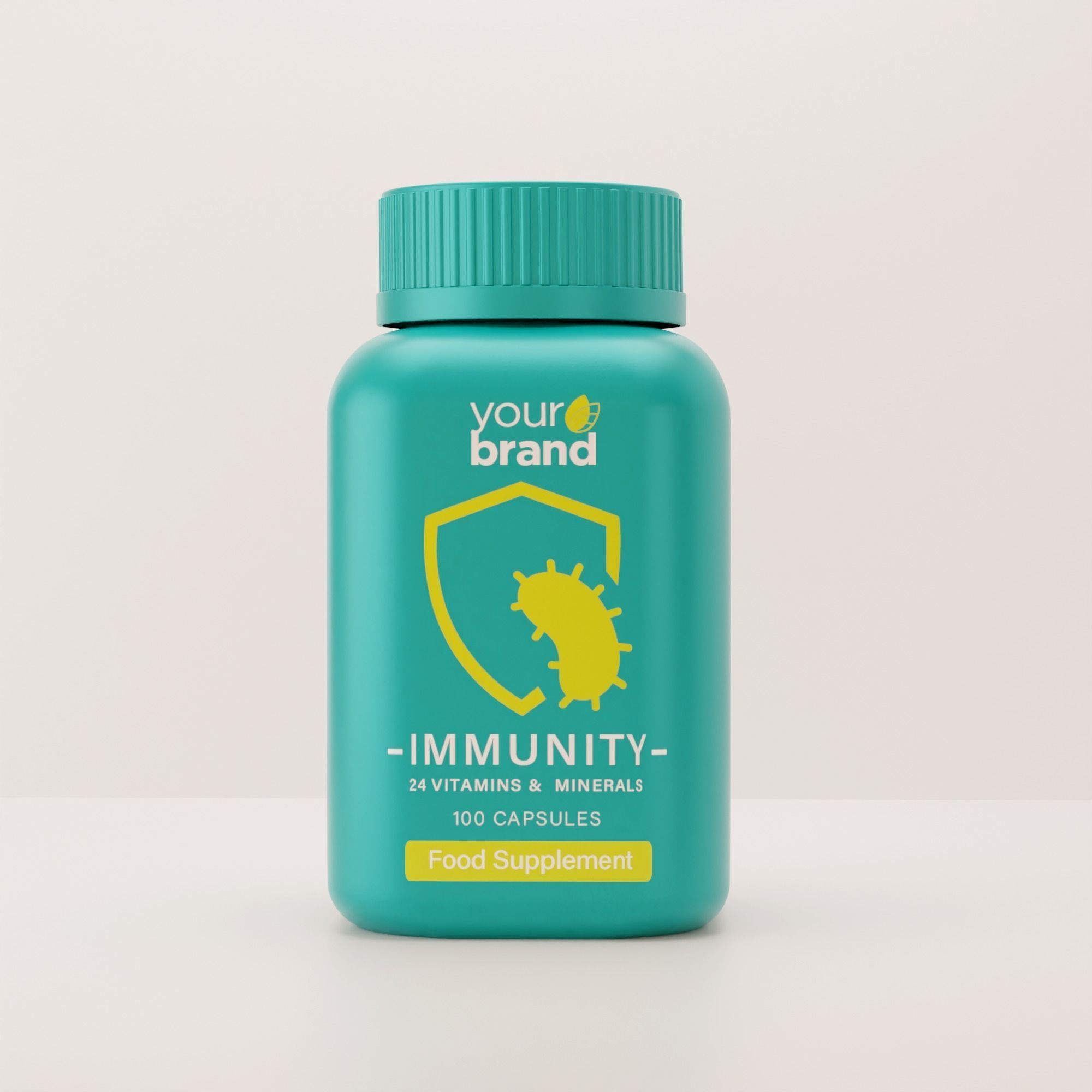 Square Supplement Tablet Packaging 3D Modelling 3D model | CGTrader