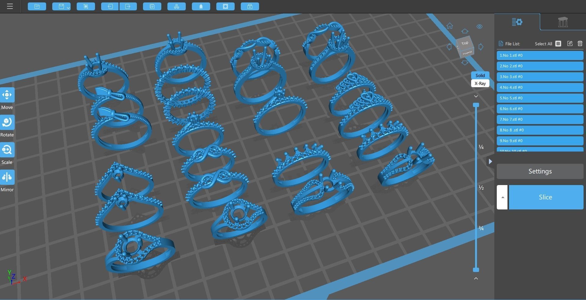 12 Women rings 3D model 3D printable 3D model 3D printable | CGTrader