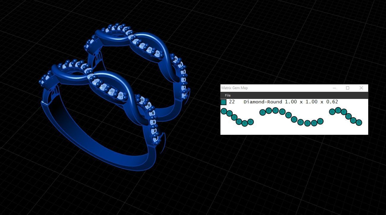 12 Women rings 3D model 3D printable 3D model 3D printable | CGTrader