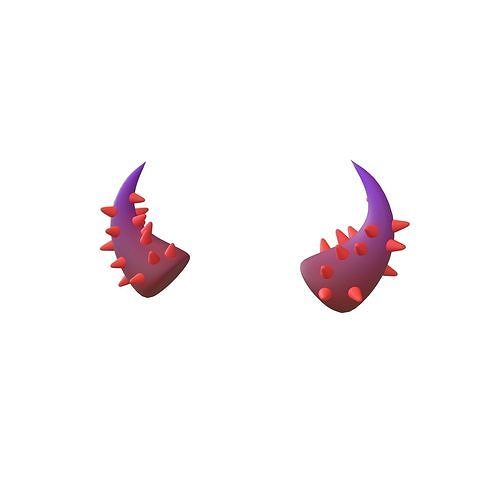 3D model Devil Horn v2 022 VR / AR / low-poly | CGTrader