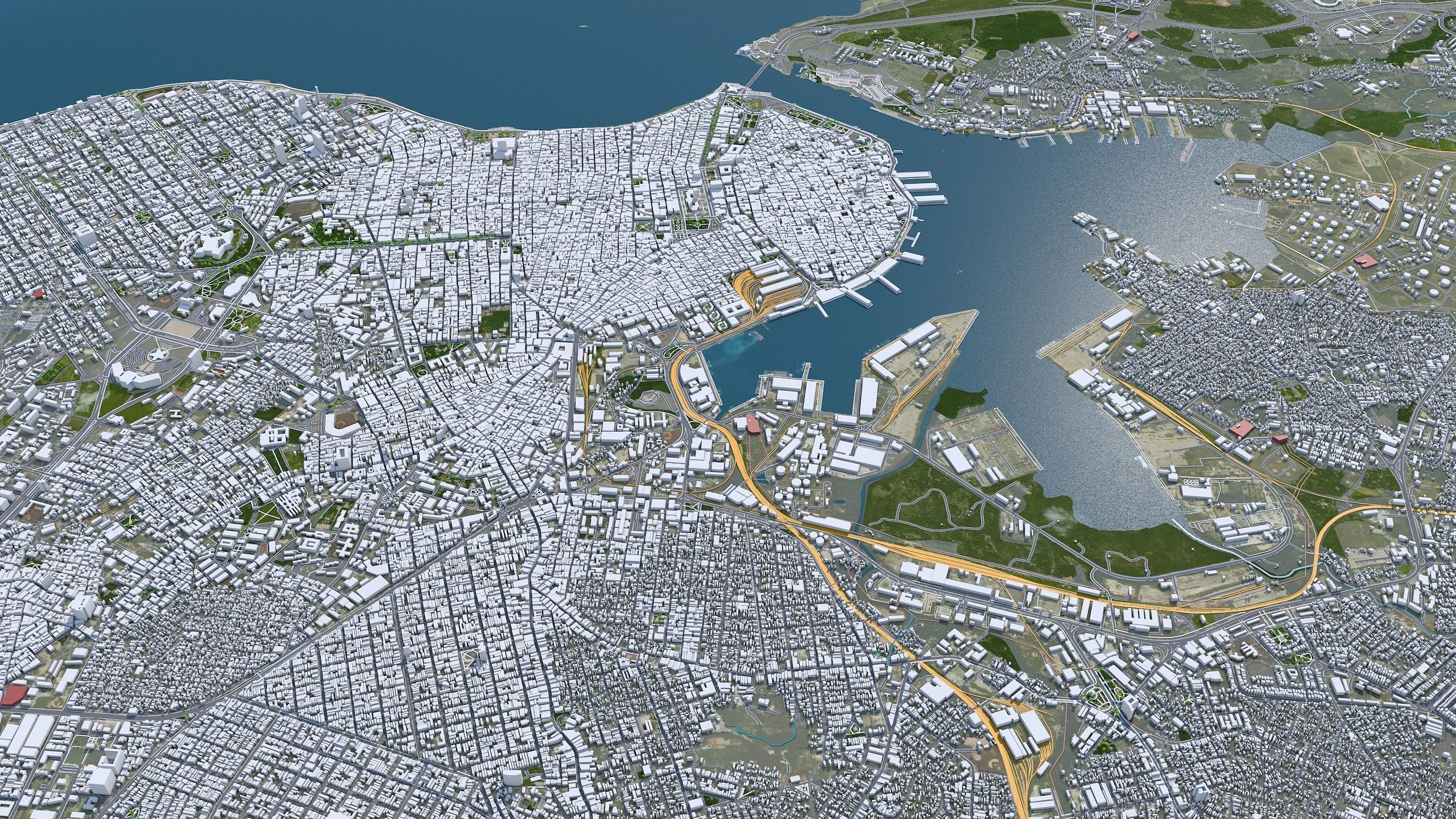 3D model Havana Cuba 30km VR / AR / low-poly | CGTrader