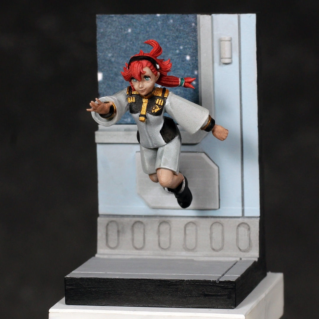 Suletta Mercury - Gundam - 32mm Miniature 3D model 3D printable | CGTrader