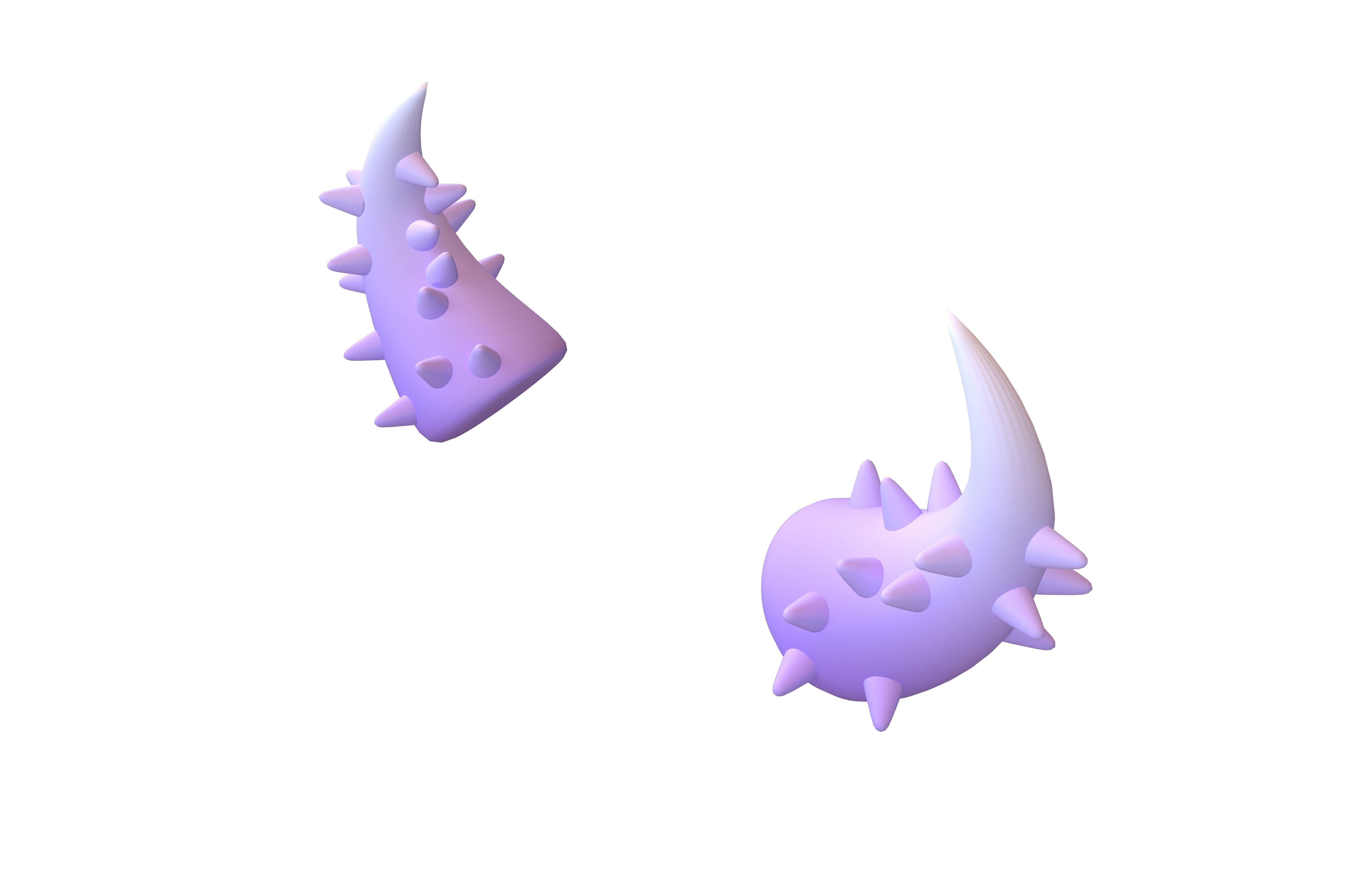 3D model Devil Horn v2 030 VR / AR / low-poly | CGTrader