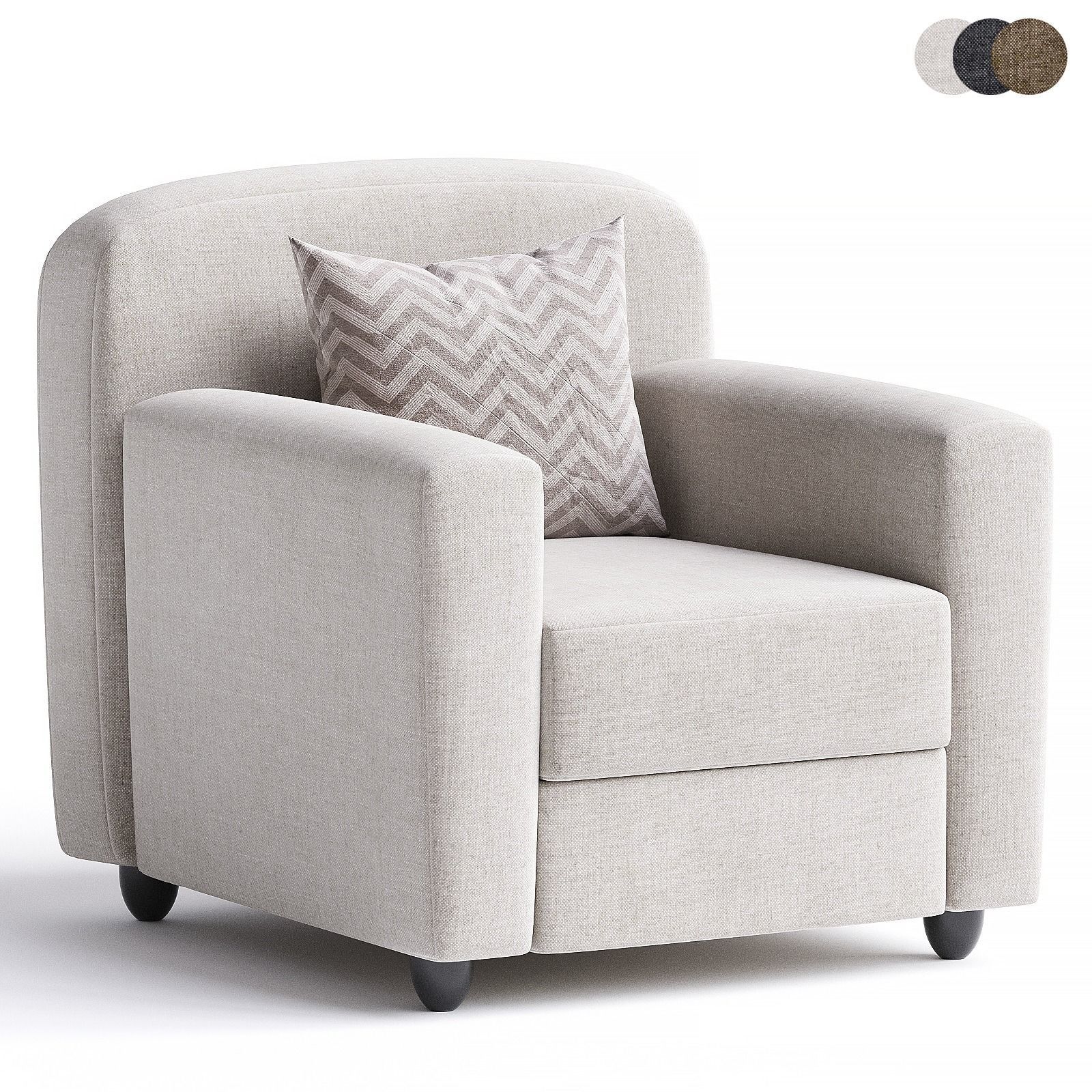 VIGILIUS armchair 3D model | CGTrader