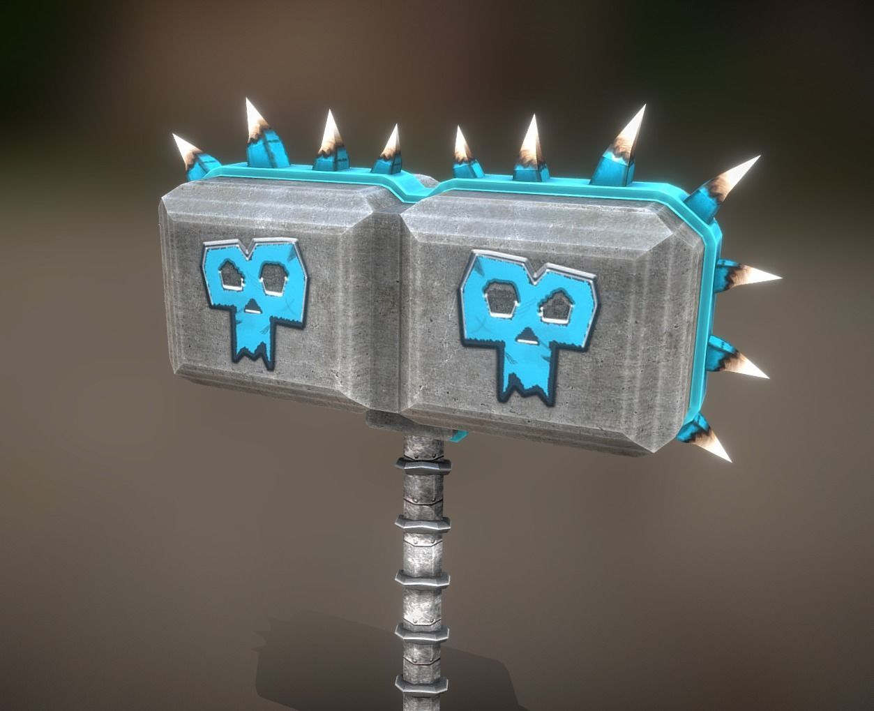 3D model Weapon Hammer Stylized VR / AR / low-poly | CGTrader