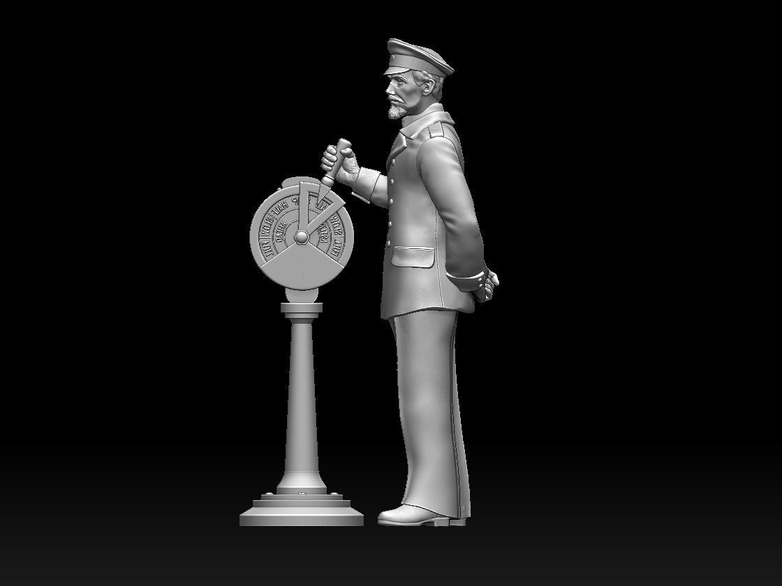 captain and Engine order telegraph 3D model 3D printable | CGTrader