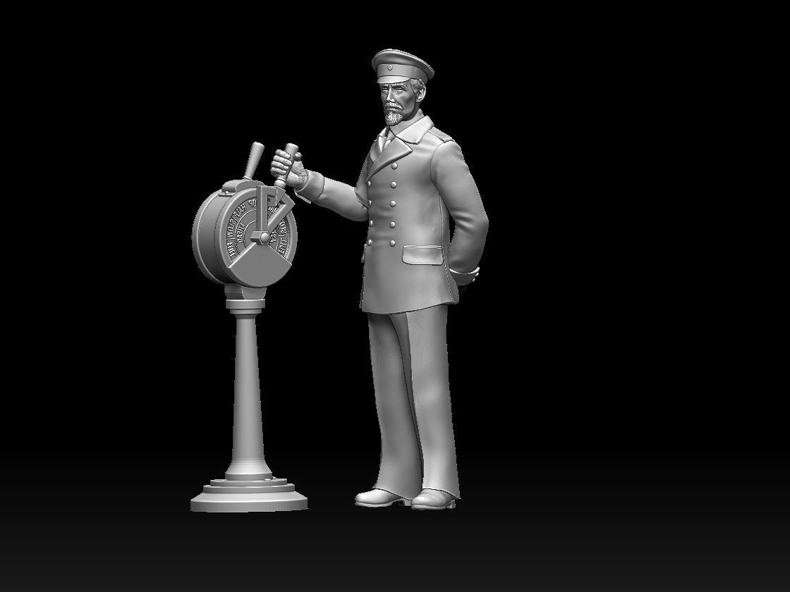 captain and Engine order telegraph 3D model 3D printable | CGTrader