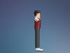 Minimal Golfer Cartoon Character 3D model rigged | CGTrader