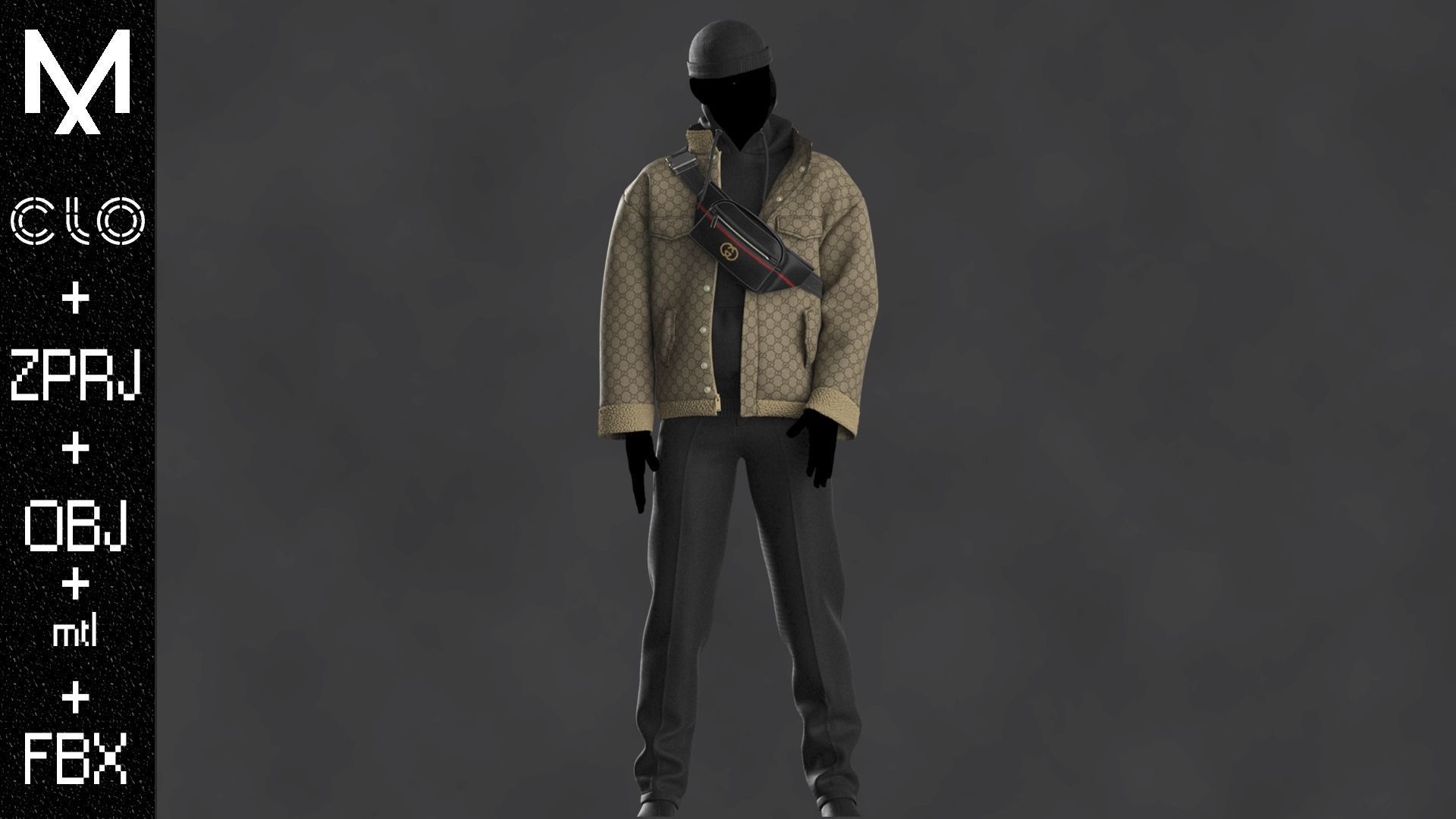 Outfit Male OBJ mtl FBX ZPRJ 3D model | CGTrader