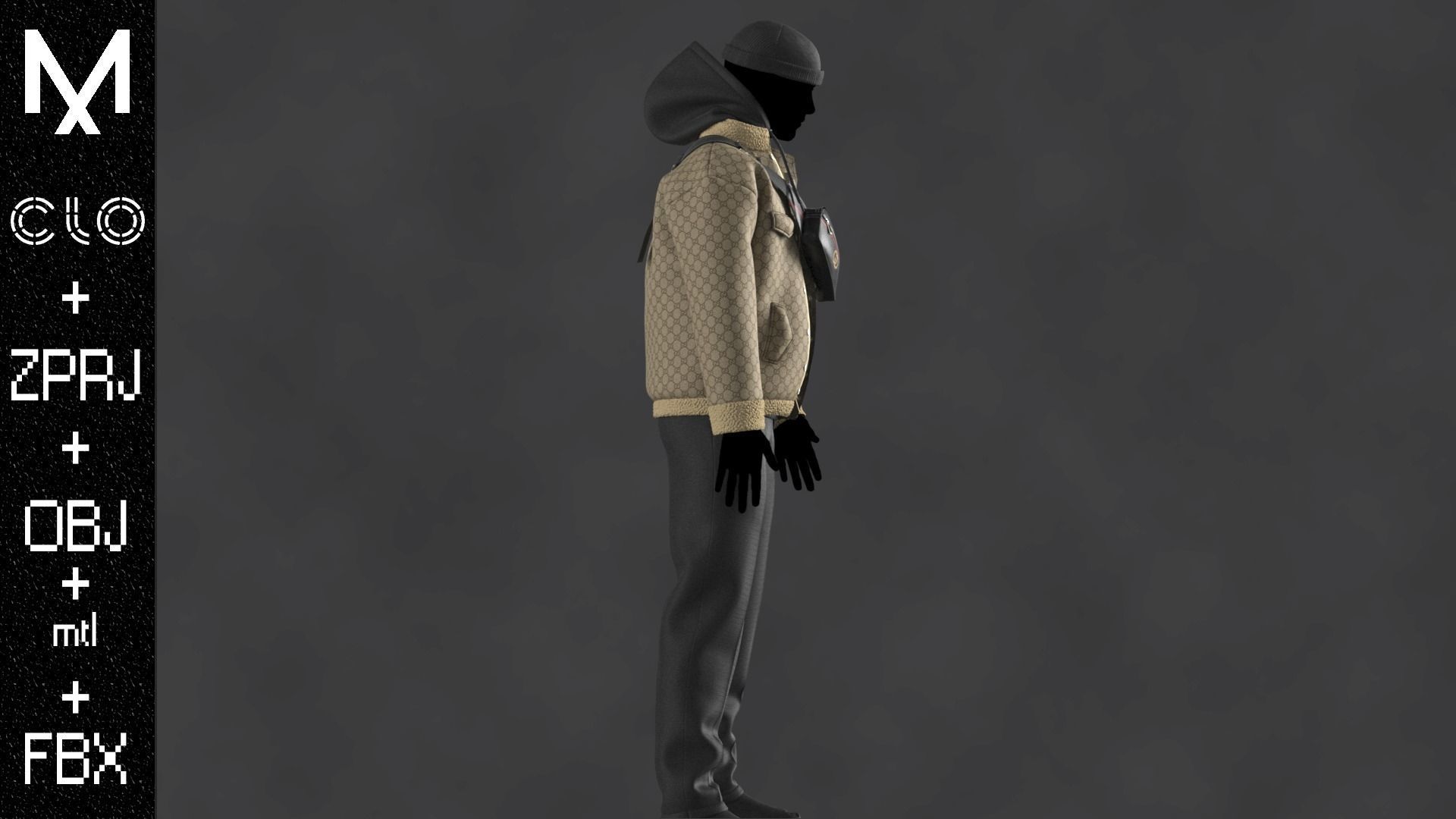 Outfit Male OBJ mtl FBX ZPRJ 3D model | CGTrader