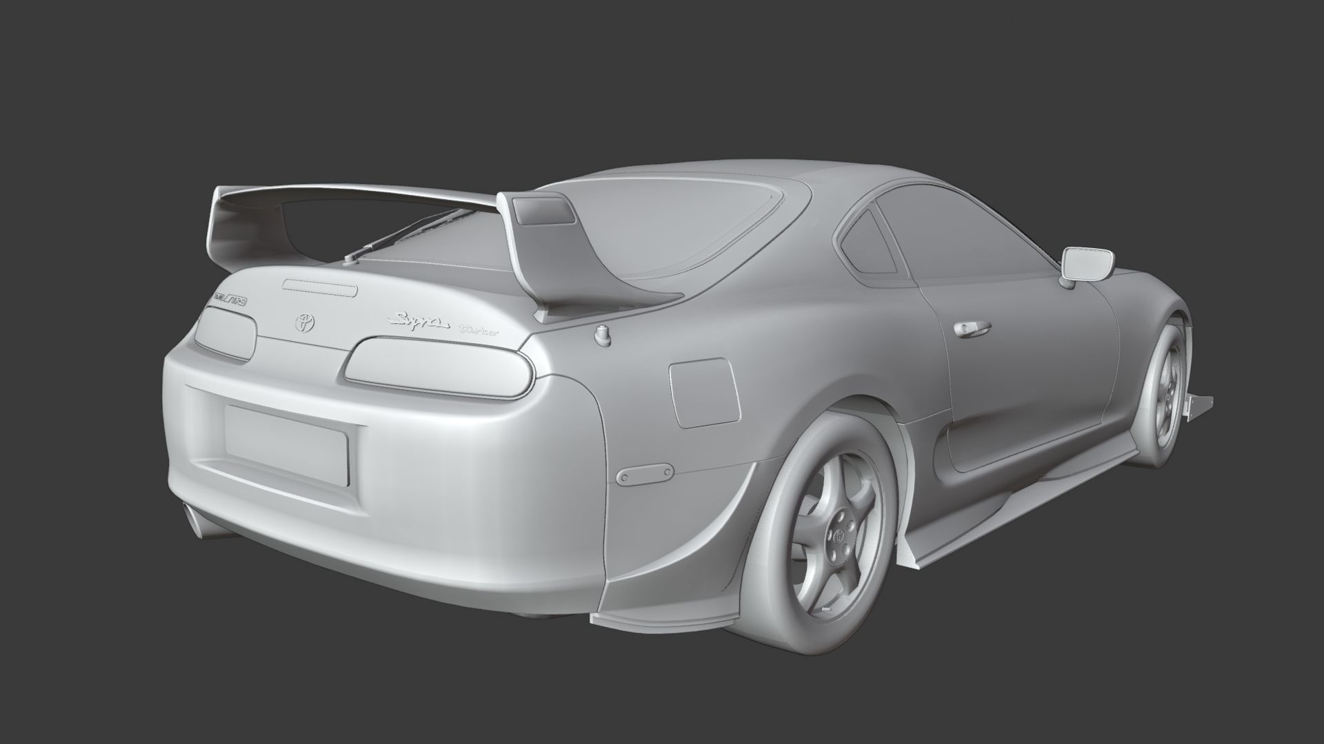 3D model Toyota Supra mk4 v3 VR / AR / low-poly | CGTrader