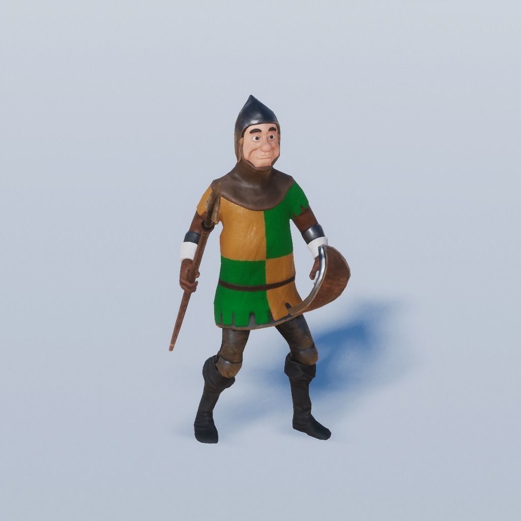 3D model MEDIEVAL STYLIZED CHARACTERS VOL 2 - NOBLES VR / AR / low-poly ...