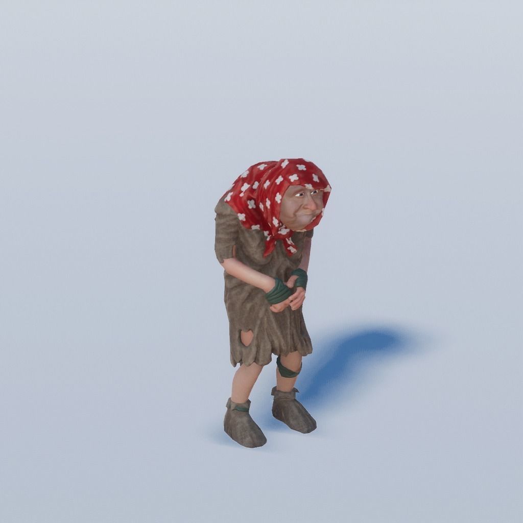 3D model MEDIEVAL STYLIZED CHARACTERS VOL 5 - HOBOS VR / AR / low-poly ...