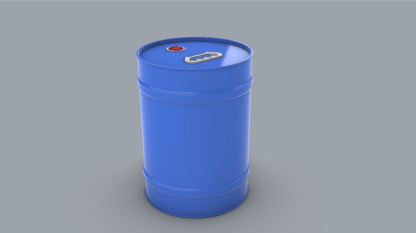 Chemical Liquid Barrel PM 3D model 3D printable | CGTrader