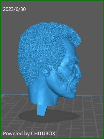 Blacula Bust STL Statue 3D model 3D printable | CGTrader