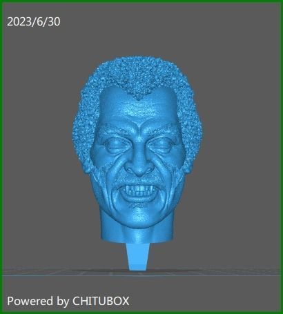Blacula Bust STL Statue 3D model 3D printable | CGTrader