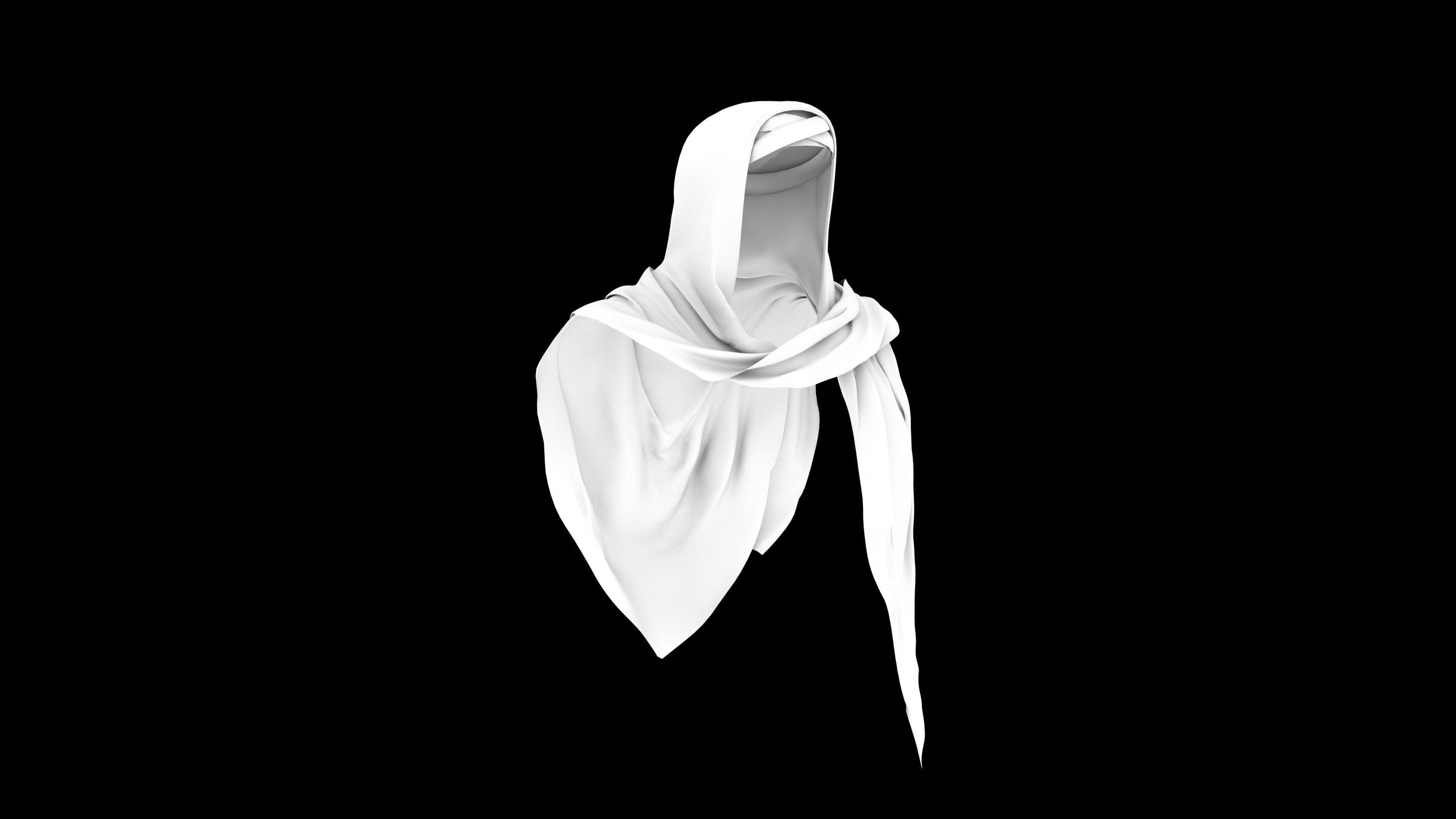 Head Scarf 3D model | CGTrader