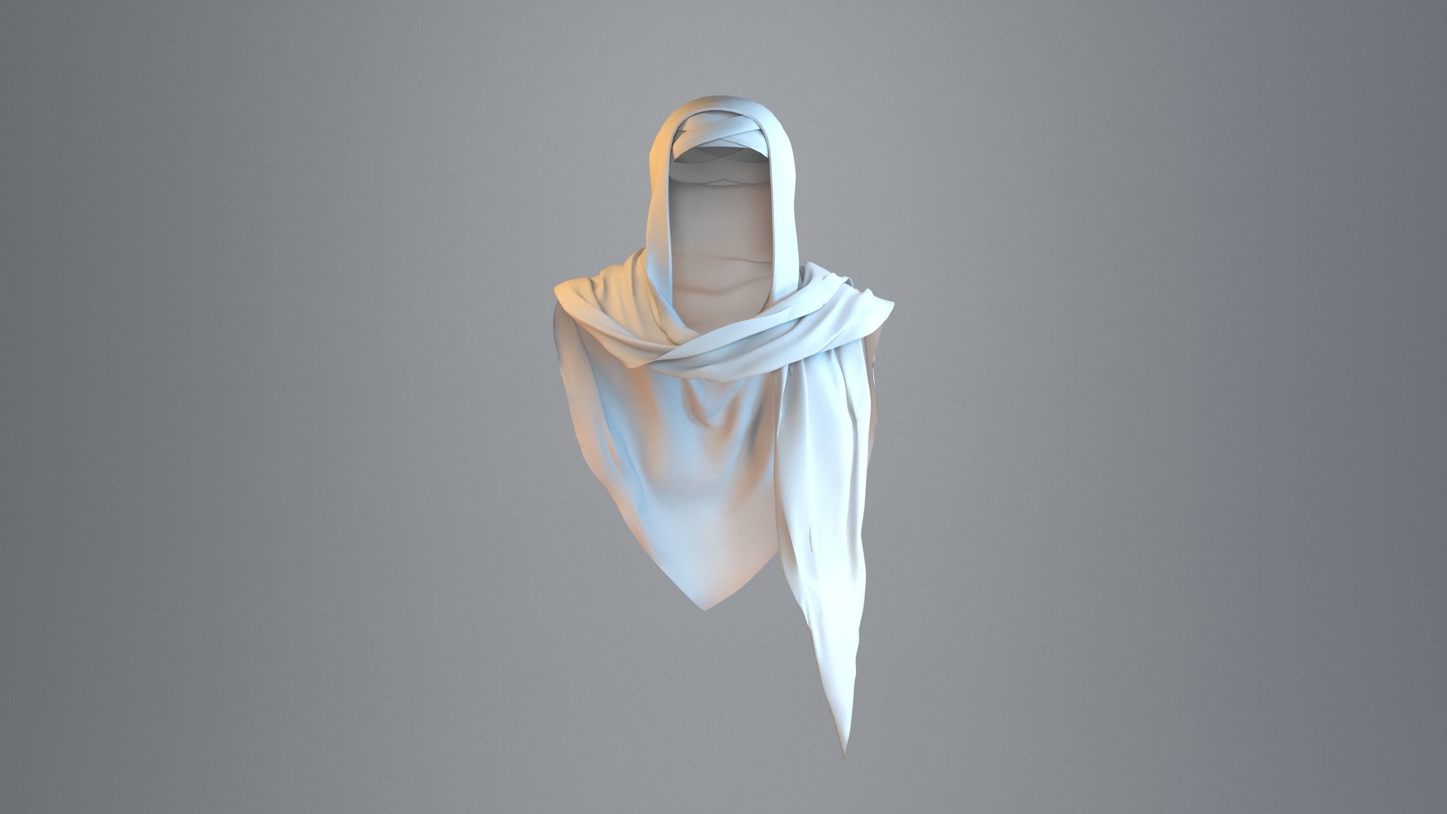 Head Scarf 3D model | CGTrader