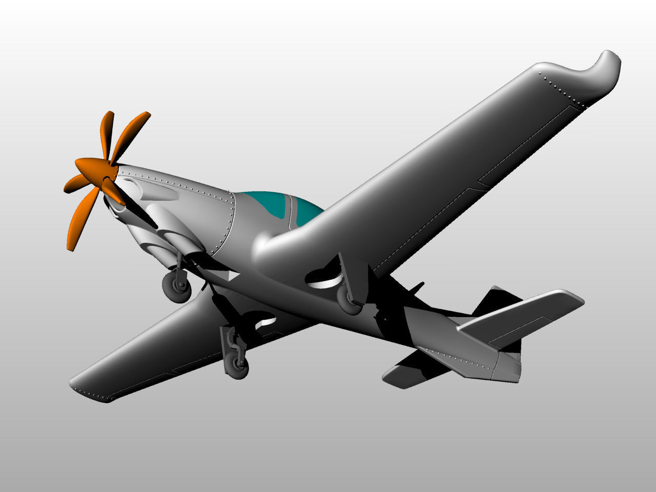 Airplane Grob 120 TP 3D model 3D printable | CGTrader
