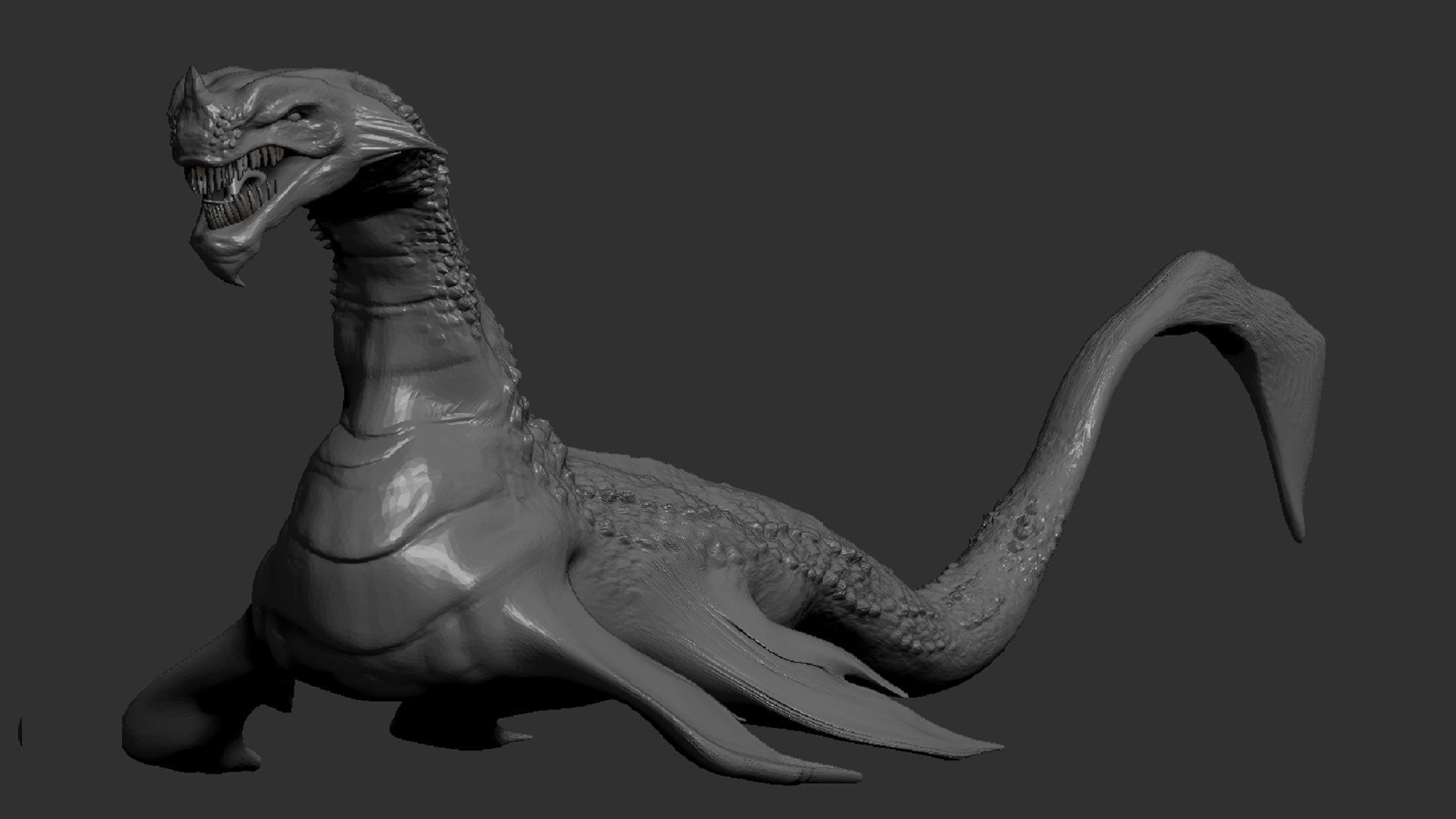3D model Leviathan Monster VR / AR / low-poly | CGTrader