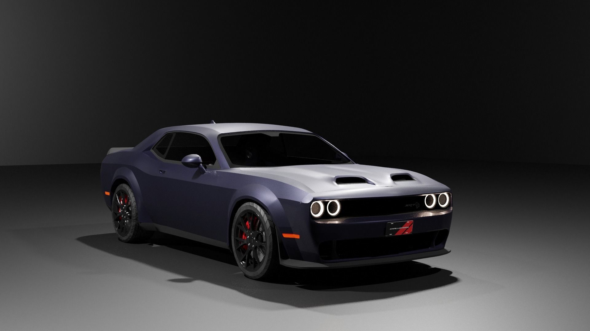 Dodge challenger 3D model | CGTrader