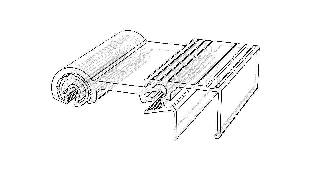 Aluminum Extruded Vehicle Rope Rail System 3D model animated rigged ...