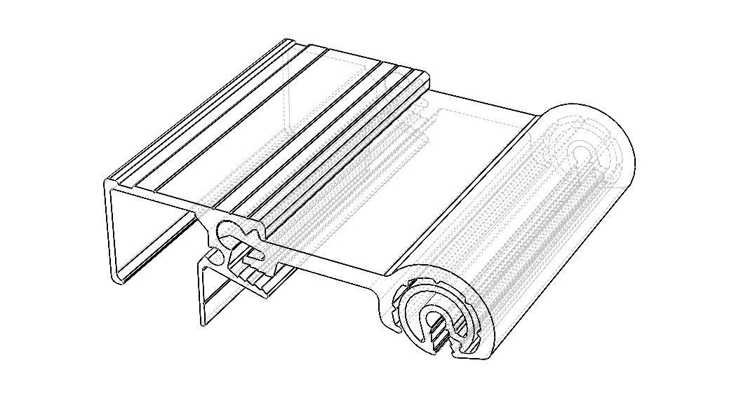 Aluminum Extruded Vehicle Rope Rail System 3D model animated rigged ...