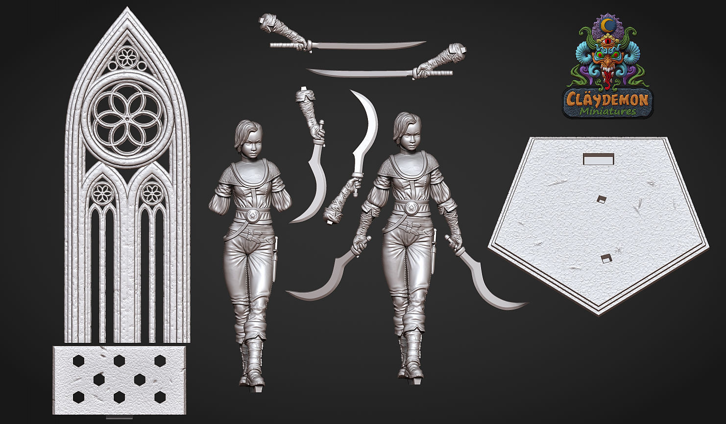 Rikka the Rogue 3D model 3D printable | CGTrader
