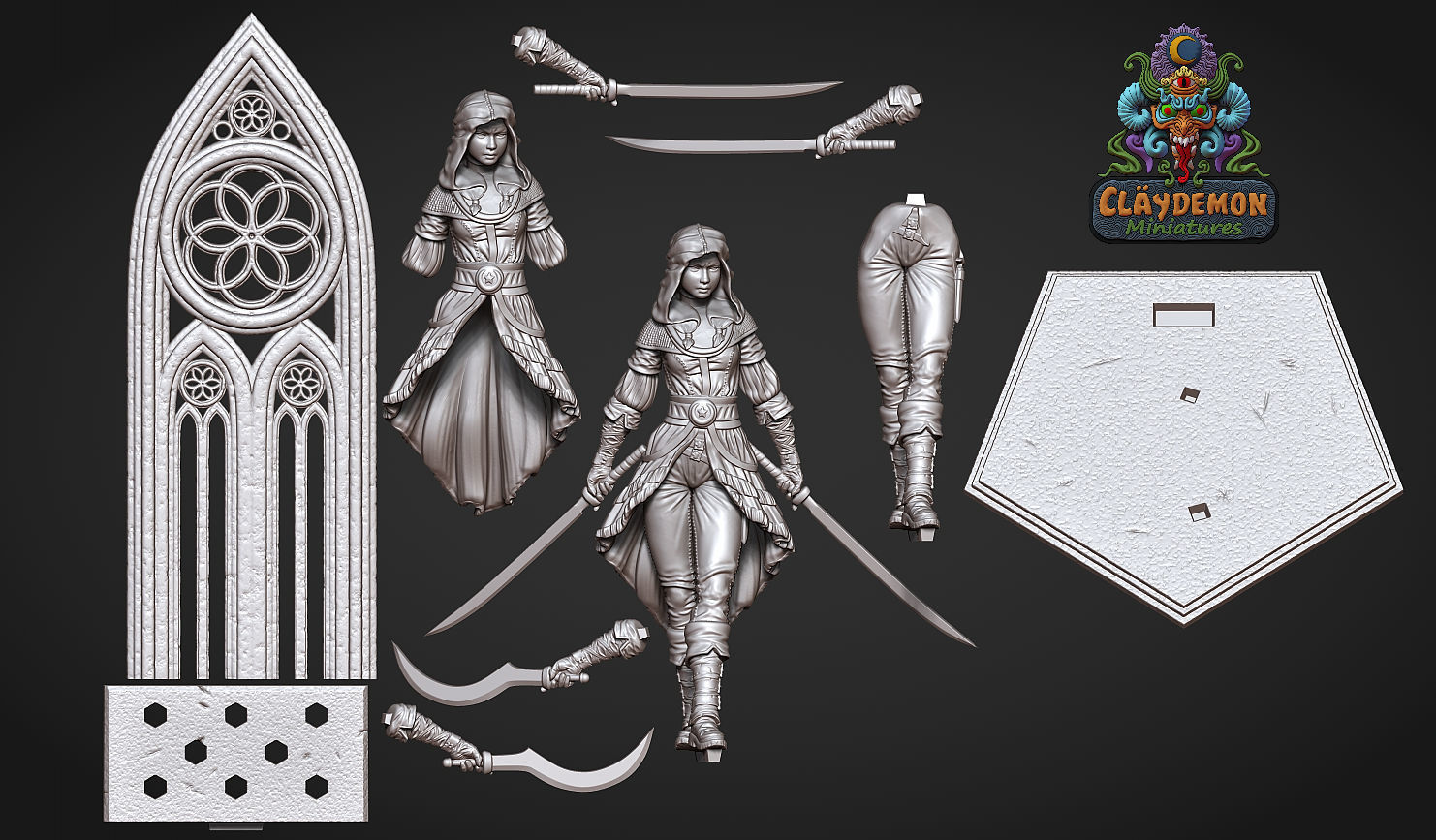 Katri the rogue 3D model 3D printable | CGTrader