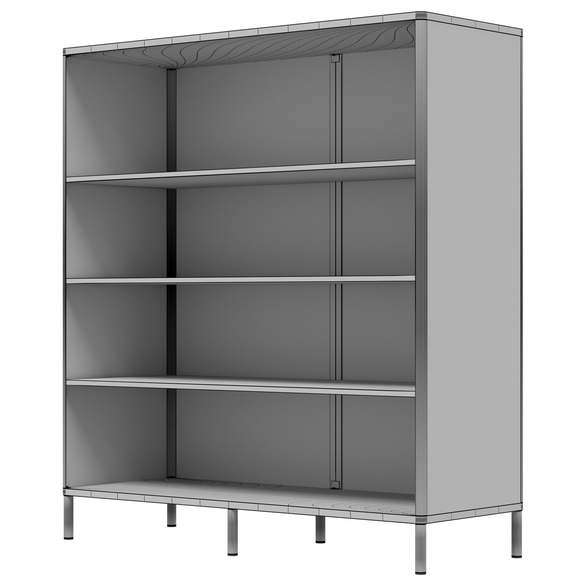 IKEA - BEKANT Rack bookcase 3D model | CGTrader