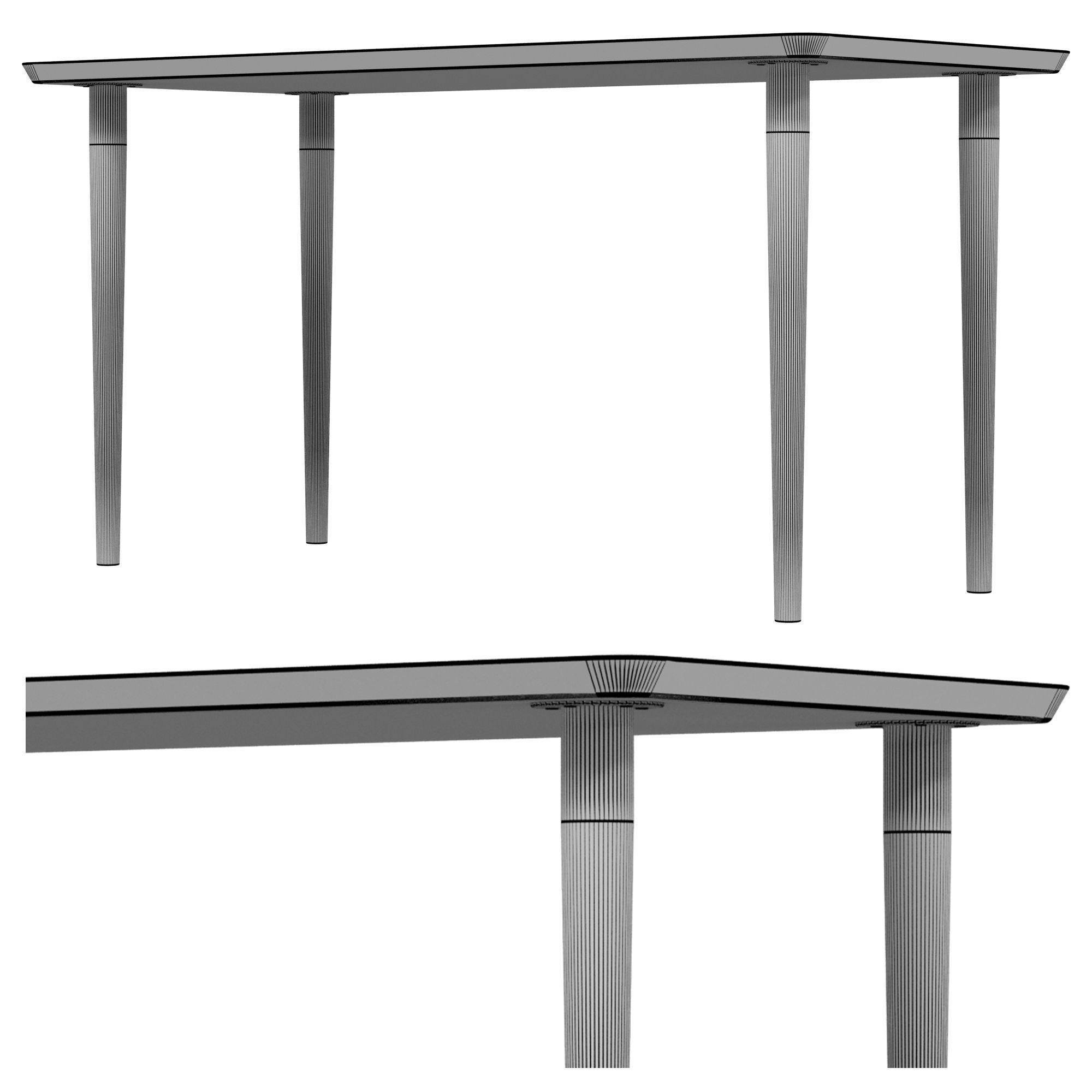 IKEA - ANFALLARE HILVER Desk 3D model | CGTrader