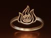 ATLA Fire symbol ring 3D model 3D printable | CGTrader