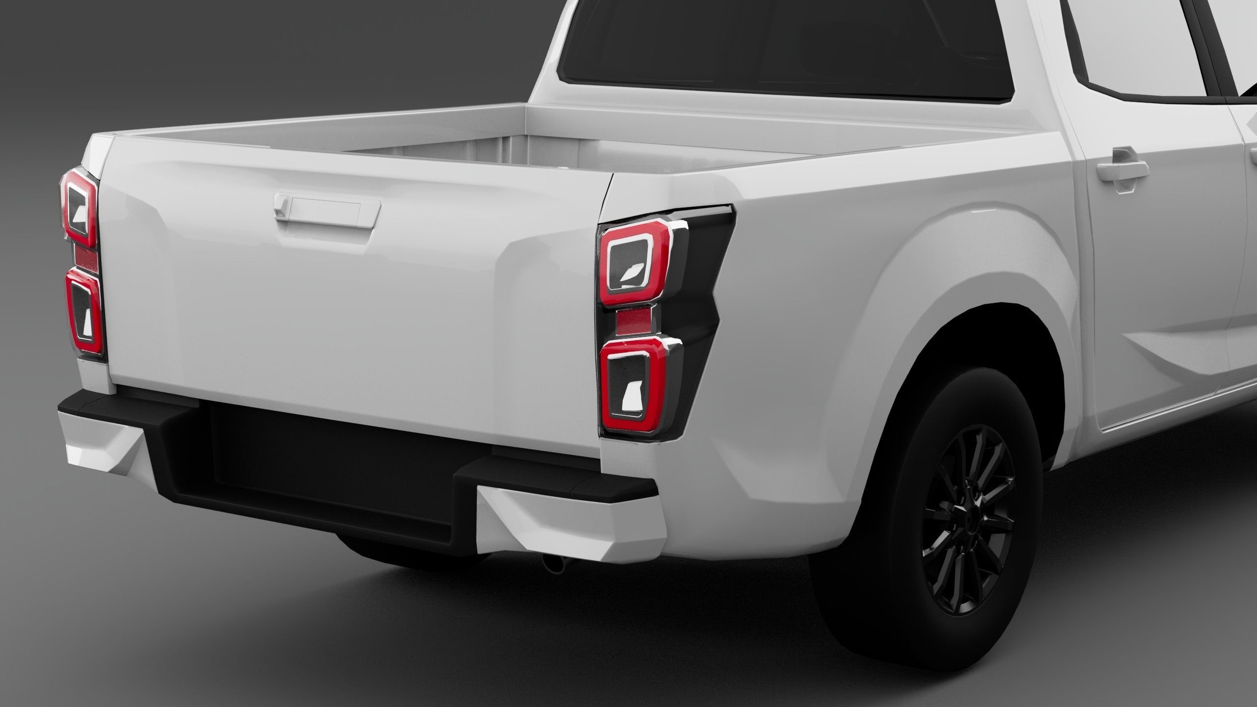 3D model isuzu dmax 2020 cab4 VR / AR / low-poly | CGTrader