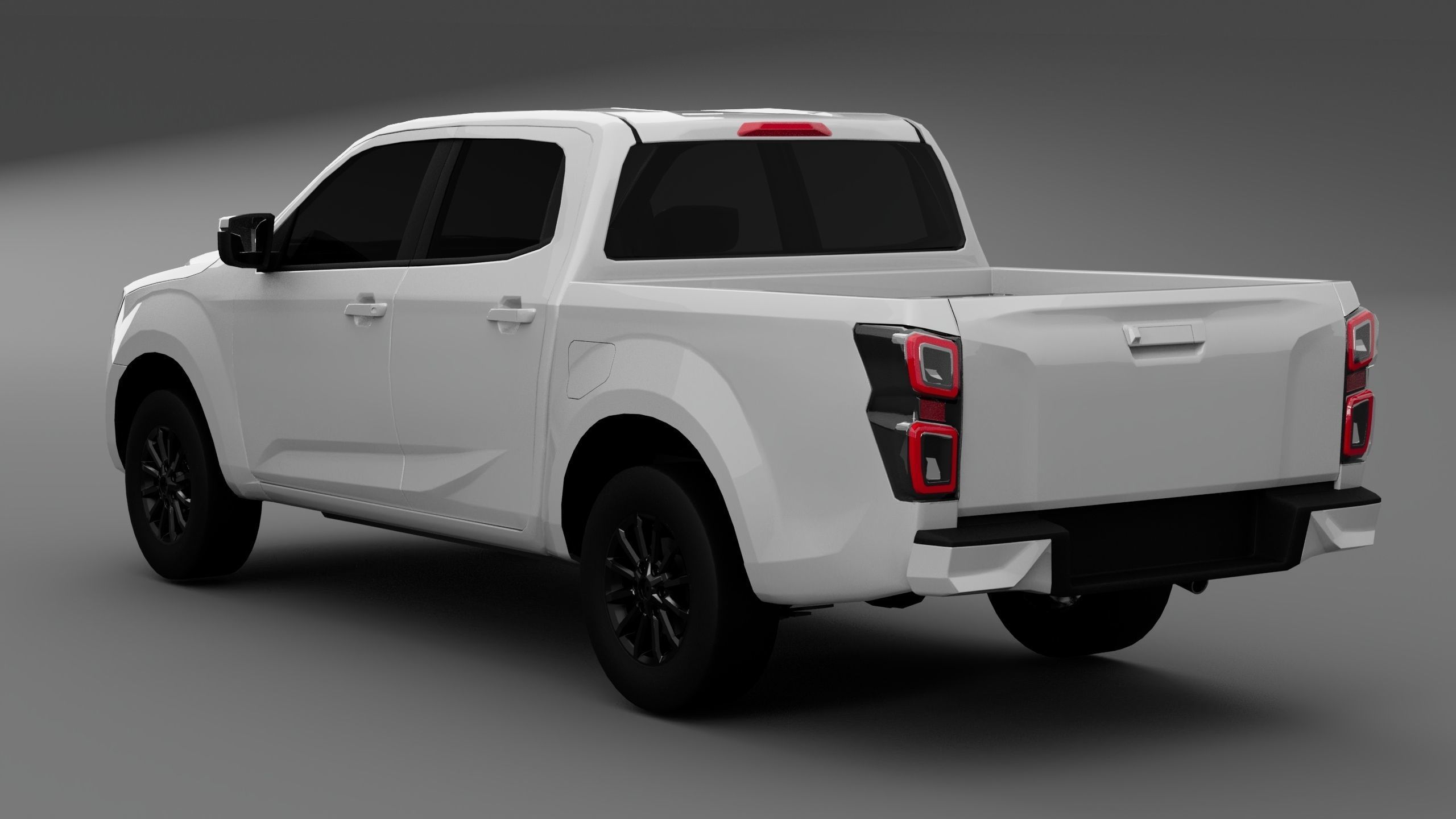 3D model isuzu dmax 2020 cab4 VR / AR / low-poly | CGTrader