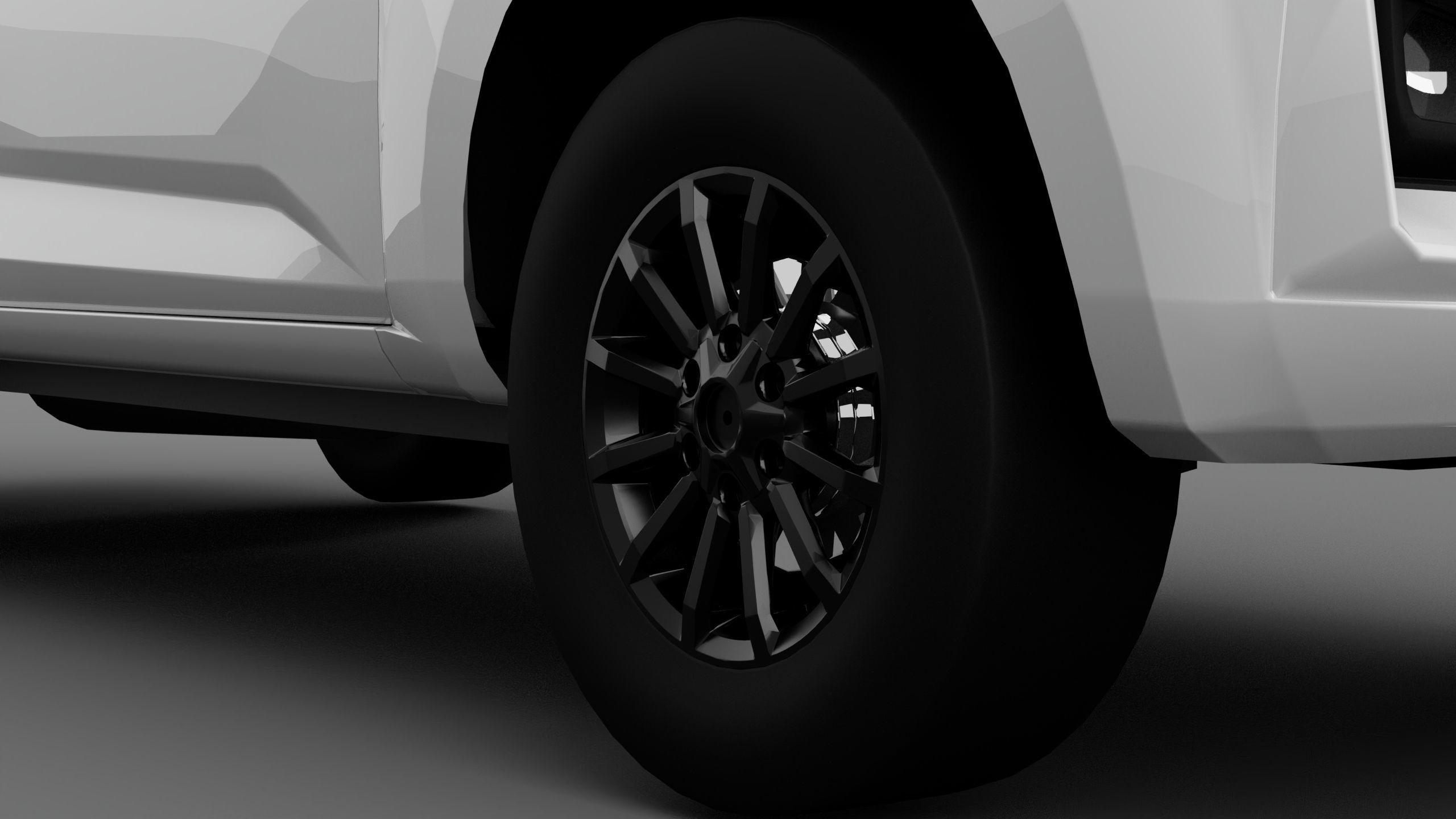 3D model isuzu dmax 2020 cab4 VR / AR / low-poly | CGTrader