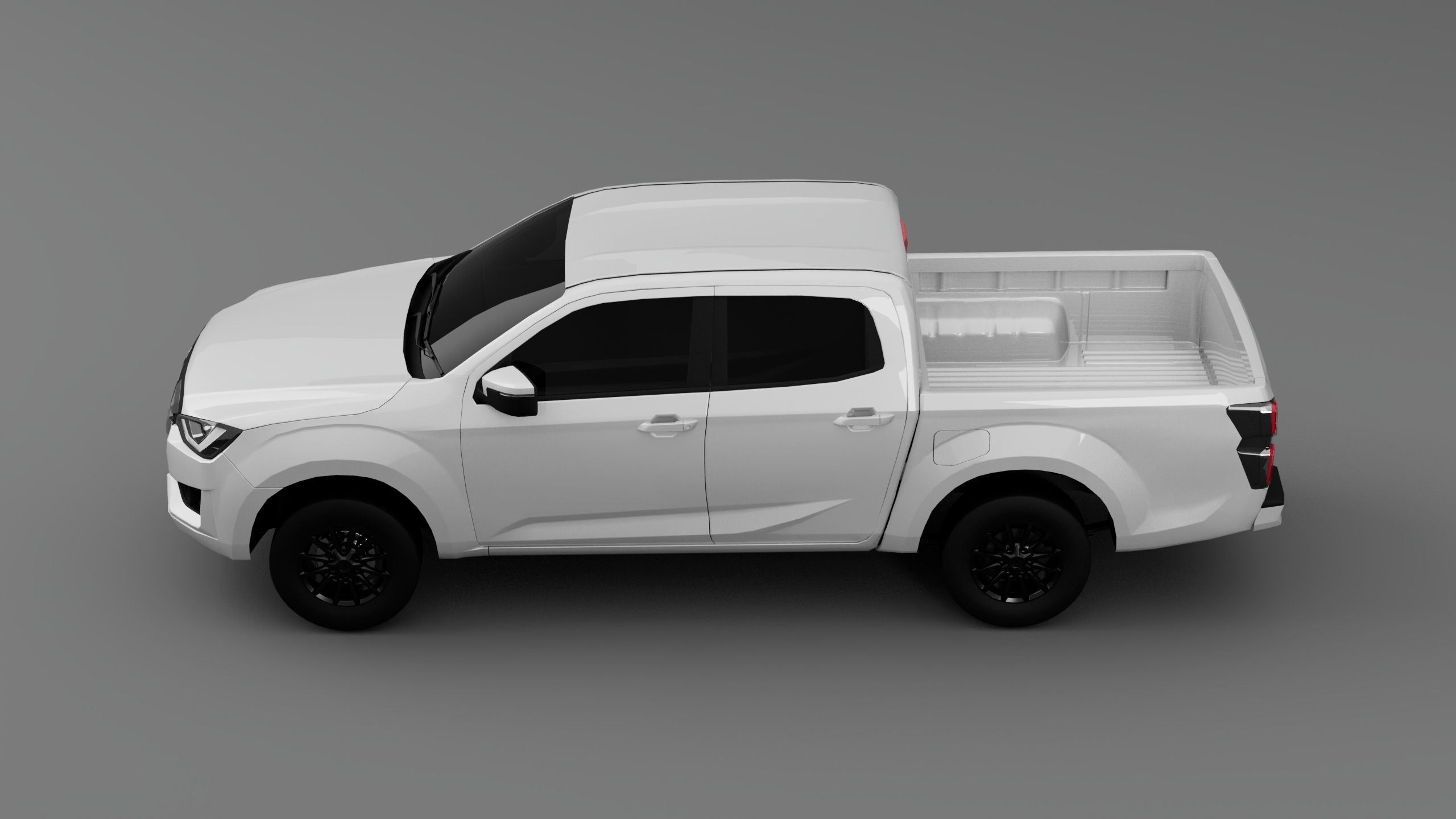 3D model isuzu dmax 2020 cab4 VR / AR / low-poly | CGTrader