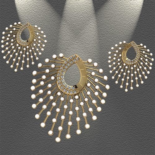Necklace 3D model 3D printable | CGTrader